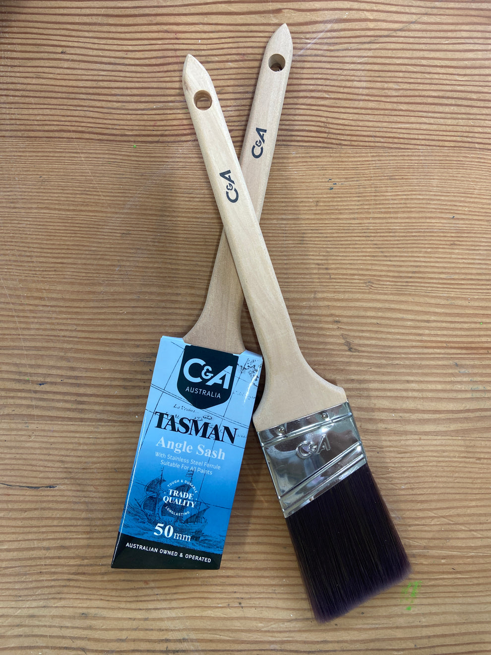 50mm Angle Sash Cutter Paint Brush - C&A Brush Tasman (premium) range ...