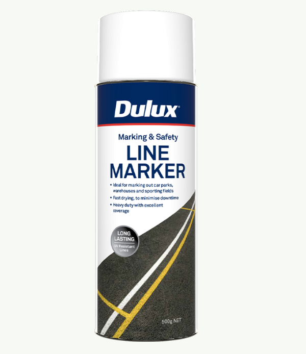 Specialty Paints - Line Marker Paint - WHITES - 500g Spray Can - Dulux ...